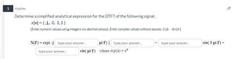 Solved Determine A Simplified Analytical Expression For The