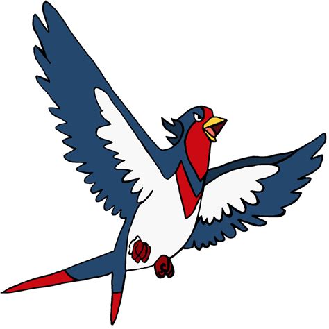 Pokemon Art Swellow By Ryanwiebe On Deviantart
