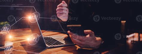 Big Data Management Digital Technology Software Development Concept Computer Programmer