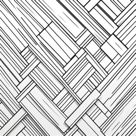 Premium Photo Random Line Tiles Illustration With White Background