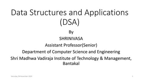Dsa Module 1 Ppt Ppt