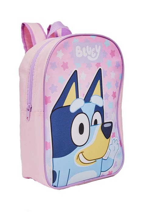 Personalised Pink Bluey Backpack A1 Personalised Ts Your Photos