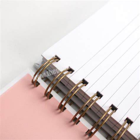 Customize Design Diary Spiral Binding Office Notebook Concealed Wired
