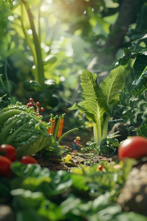 场景特写创意果蔬种植 花瓣网