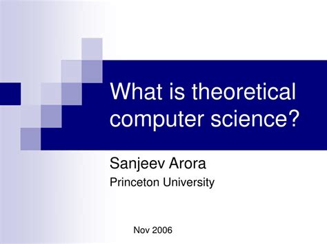 PPT What Is Theoretical Computer Science PowerPoint Presentation Free Download ID