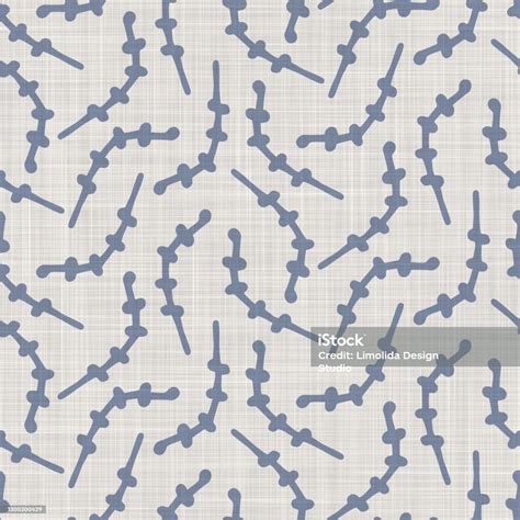 원활한 프렌치 농가 린넨 여름 블록 프린트 배경 프로방스 블루 그레이 린넨 소박한 패턴 감촉 초라한 세련된 스타일 오래된 짠 아마 흐림 인쇄 전체에 직물 0명에 대한 스톡