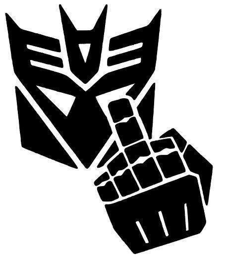 Decepticon Symbool Behang