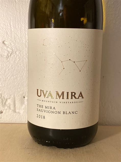 2018 Uva Mira Sauvignon Blanc The Mira South Africa Coastal Region