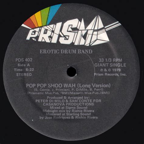Erotic Drum Band Pop Pop Shoo Wah Releases Discogs
