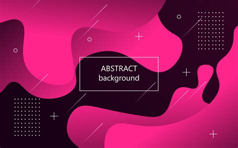 Abstract Dark Purple Pink Liquid Color Gradient Wavy Geometric Fluid