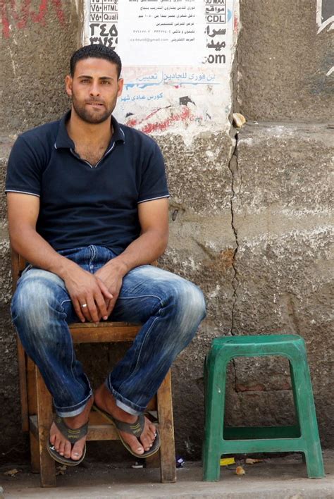 Egyptian Man Handsome In Bed