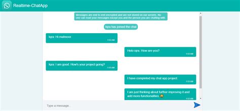 Github Mahnoor Alirealtime Chat App