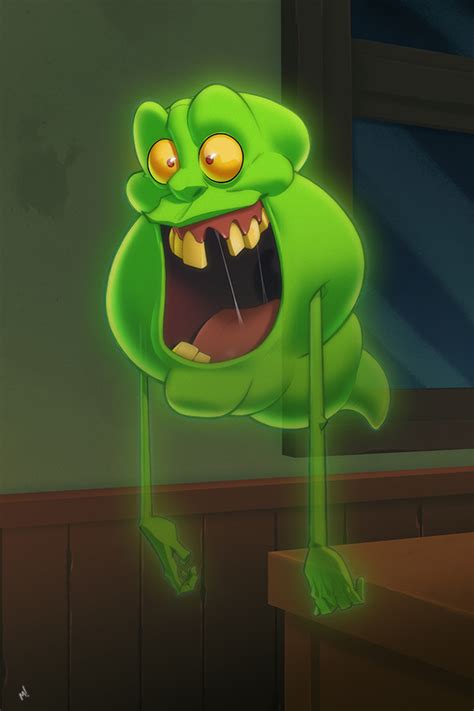 Slimer The Real Ghostbusters By Zatransis On Deviantart