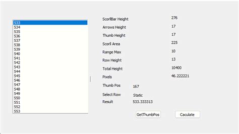 How To Get Scrollbar Thumb Position Microsoft Qanda