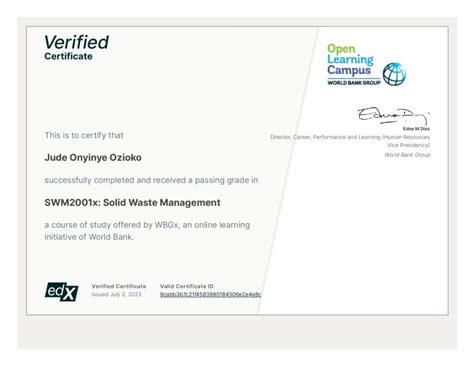 Jude Ozioko On Linkedin Im Happy To Share That Ive Obtained A New Certification Edx Verified…