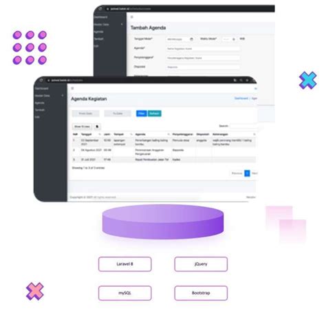 Promo Source Code Aplikasi Agenda Kegiatan Laravel Bootstrap Diskon 7