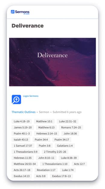 Logos Sermons Features Logos Sermons