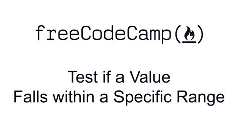 Test If A Value Falls Within A Specific Range Quality Assurance And