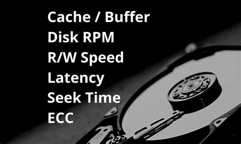 HDD Specifications RPM Transfer Speed Cache All Explained Well