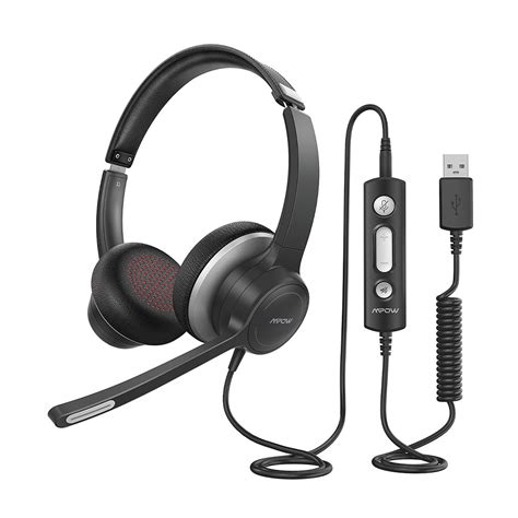 Mpow Hc Usb Headset Microphone Bh A Xkube Studio Equipment Headphones Headsets And More