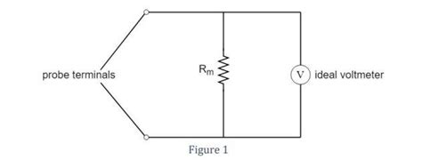 Solved Describe A Practical Voltmeter Model Based On Figure