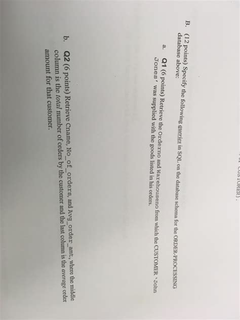 Solved Cs 411 01 Database Management System Design Spring