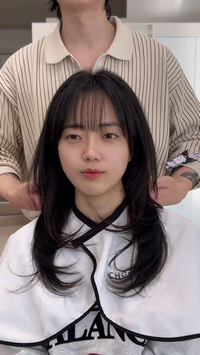 얼굴이 작아보이는 레이어드컷 레이어드컷 얼굴소멸 Youtube