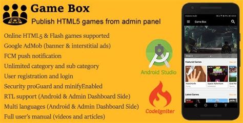 Game Box Admin Panel Clean Codz