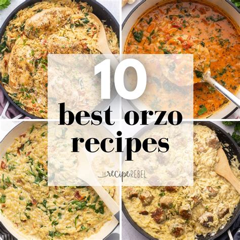 10 Best Orzo Recipes The Recipe Rebel