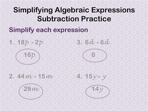 Algebraic Expressions Ppt Download