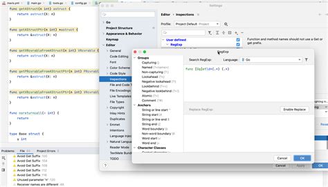 Create Inspections With Regular Expressions Jetbrains Guide