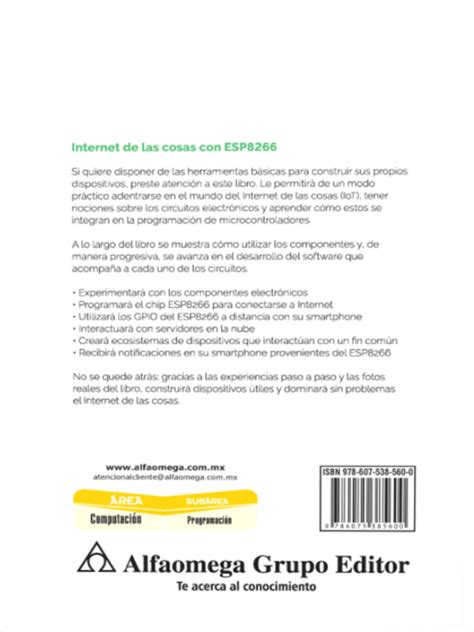 Internet De Las Cosas Con Esp8266 Alfaomega México