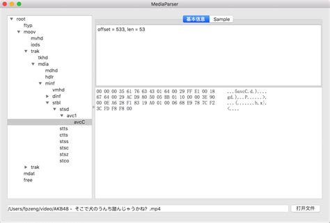 github mayudong1 mediaparser 仿照windows上的mp4info做的qt版mp4解析工具，方便在mac