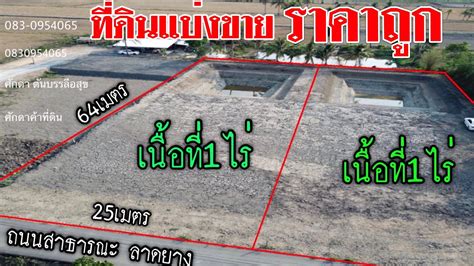 ขายที่ดิน1ไร่ วัยเกษียณ อากาศดี ตารางวาละ4000 Youtube