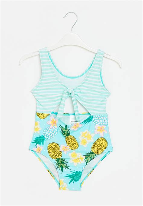 Girls Swimsuit Blue1