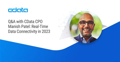 jerod johnson on linkedin qanda with cdata cpo manish patel real time