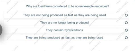 Why Are Fossil Fuels Considered To Be Nonrenewable Resources Filo
