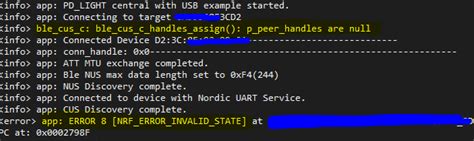 Nrf52 Ble App Uart C Multilink Second Service Discovery And