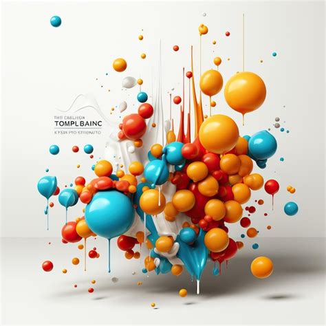 색 배경에 현실적인 터 프로모션 디자인 프리미엄 벡터