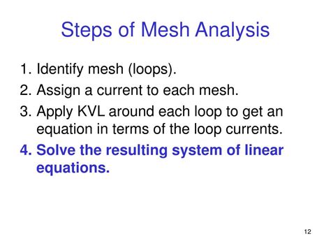PPT Loop Mesh Analysis PowerPoint Presentation Free Download ID 6043766