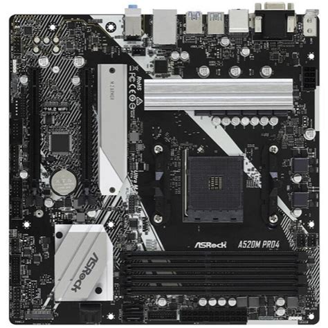 ASRock Super Alloy A520M Pro4 motherboard Socket AM4 DDR4 – Empower Laptop