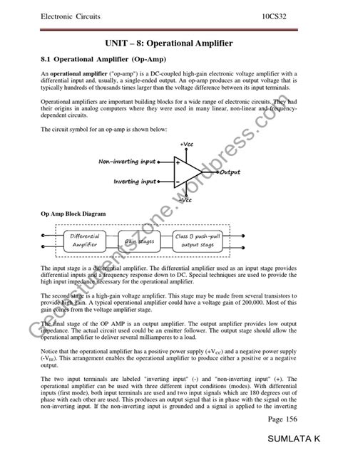 Operational Amplifier Fundamentals An In Depth Look At The Ideal Op