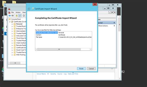 Tech Notes Install Cert In IIS