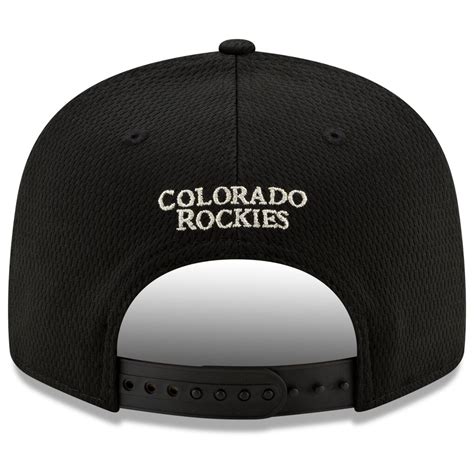 Mens Colorado Rockies New Era Black 2019 Players Weekend 9fifty Adjustable Snapback Hat