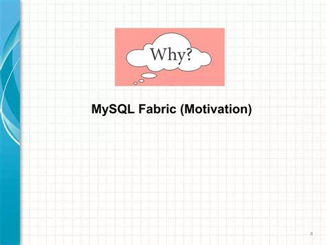 Mysql Fabric High Availability Using Pythonconnector Ppt