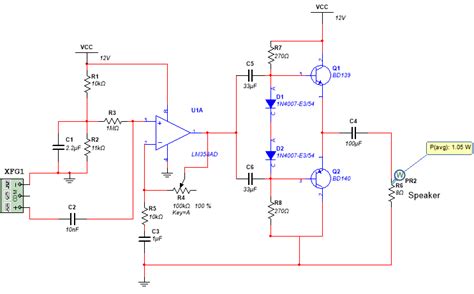 Bjt Increase Output Power Of Simple Class Ab Audio Amplifier Electrical Engineering Stack