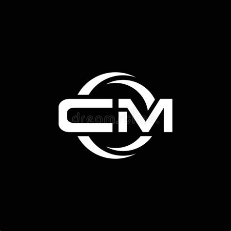 Cm Logo Monogram Design Template Stock Vector Illustration Of Modern Graphic 232896176