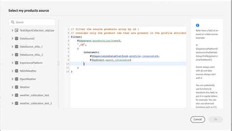 Pass Collections Dynamically Using Custom Actions Adobe Journey Optimizer
