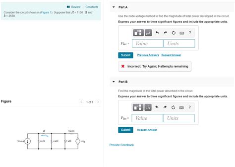 Solved Review Constants Part A Consider The Circuit Shown Chegg