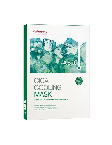 Cell Fusion Cica Cooling Mask Potr Jny Efekt Wyg Adzenia G